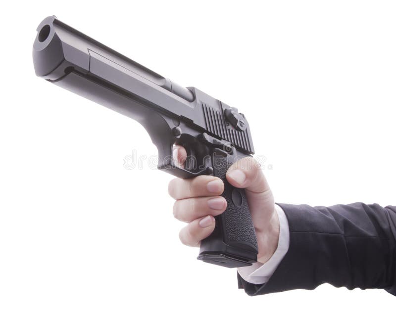 Holding Desert Eagle