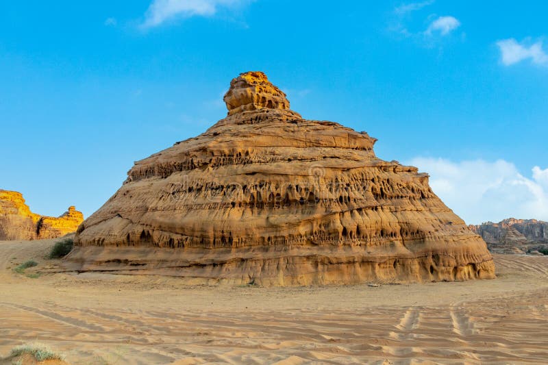 Desert Erosion Formations Near Al Ula, Saudi Arabia Stock Image - Image ...