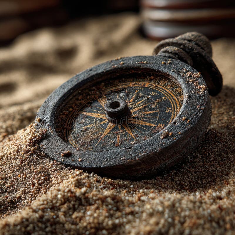 Desert Explorer Still Life with Boots, Compass, Artifacts and Sand ...