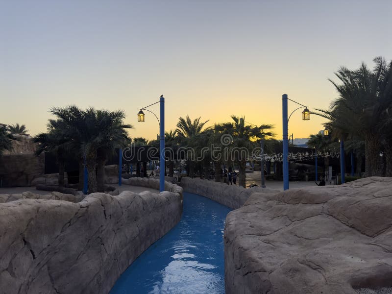 Desert Falls Water and Adventure Park Doha Qatar Editorial Photo ...