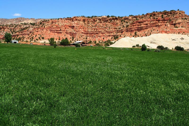 Desert Farm 4 stock image. Image of space, horizontal - 4258433