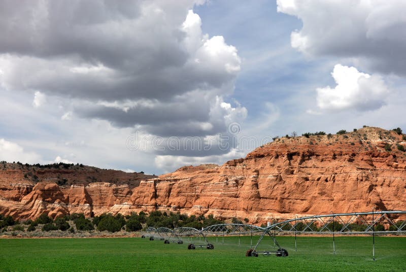 Desert Farming stock photo. Image of dirt, utah, summer - 757578