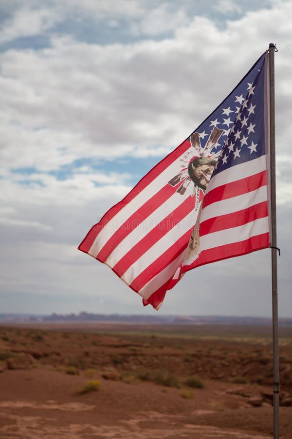 Desert Flag stock photo. Image of park, nature, southwest - 34972140
