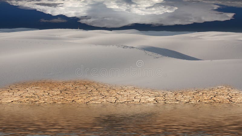 Desert Flood stock photo. Image of earth, drought, erosion - 121335262