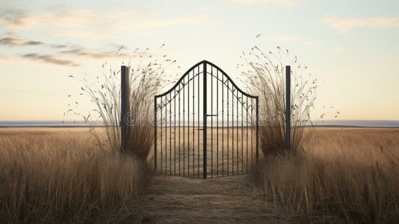 Desert Gate: 3d Renderings of Midwest Gothic Style with Muted Tonality ...