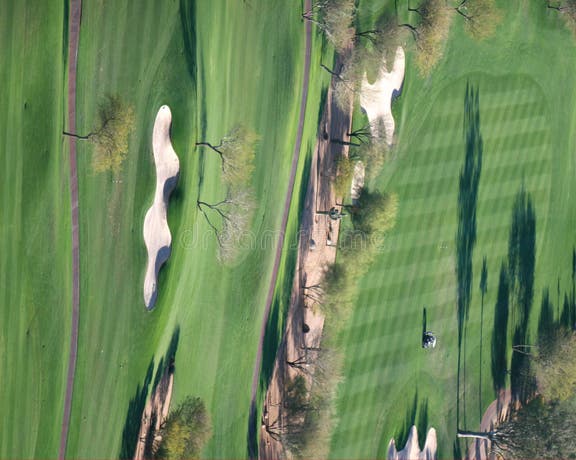 Desert Golf Course stock image. Image of trap, flag, golfer - 2121107