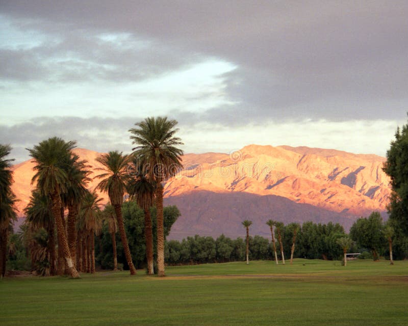 Desert Golf Course stock photo. Image of california, greens - 4461216