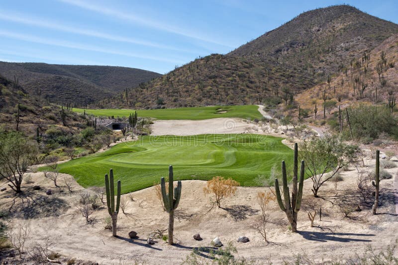Desert Golf Course stock photo. Image of fairway, bridge - 16901598
