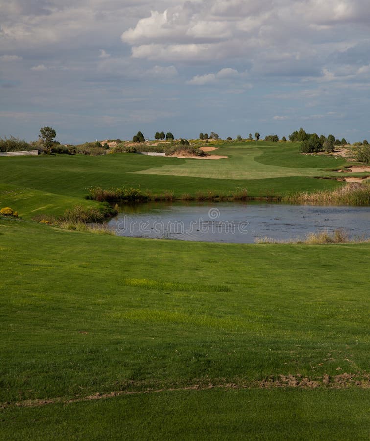 Desert Golf Course stock photo. Image of resort, green - 45500144