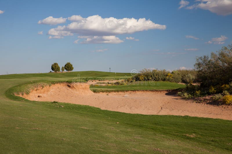 Desert Golf Course stock image. Image of grass, eighteen - 45500673