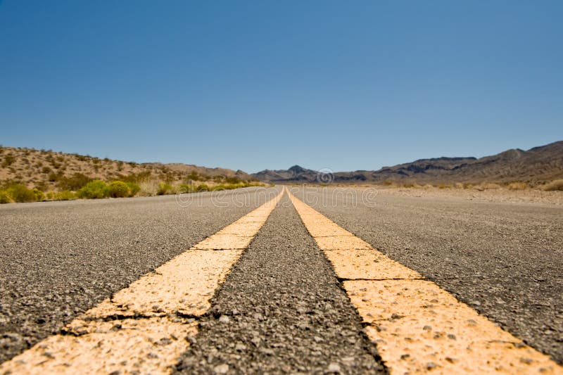 Desert road stock photo. Image of highway, tarmac, baron - 23972048