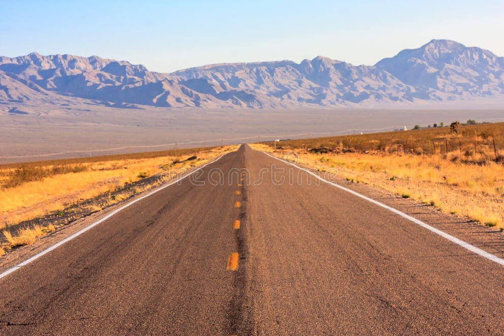 Desert Highway stock photo. Image of vacation, adventure - 354230980