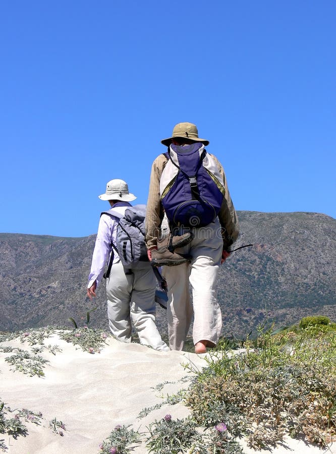 Desert Hiking stock photo. Image of desert, holiday, female - 3179414