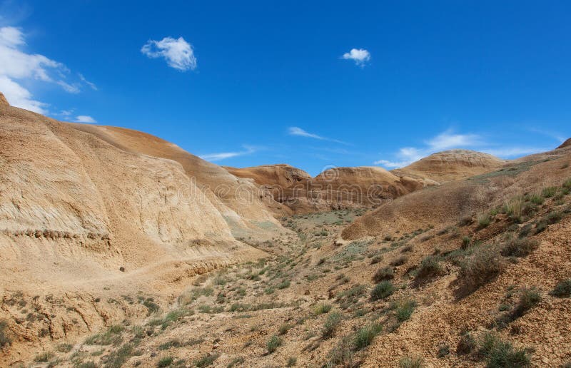 Desert hilly landscape stock image. Image of bluff, sand - 936399