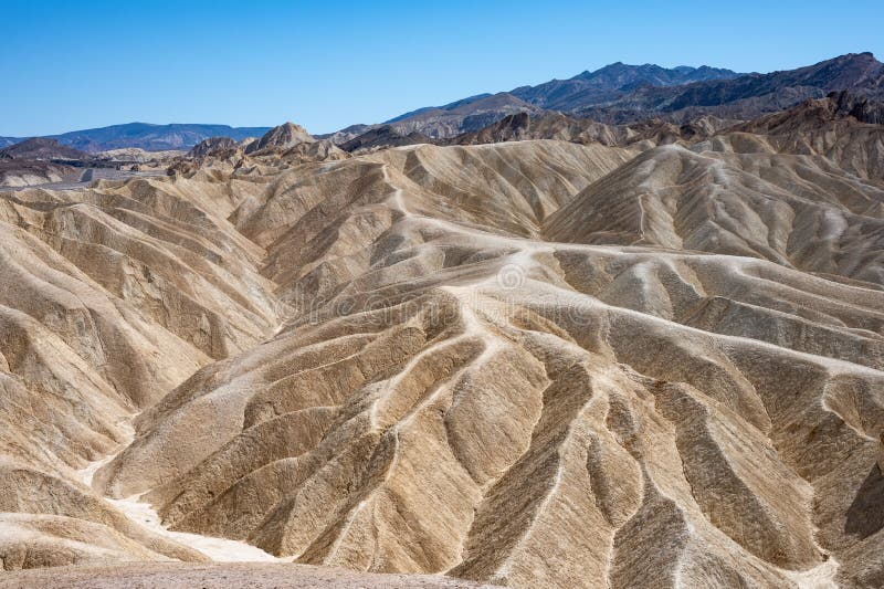 Desert and Hot Death Valley Stock Photo - Image of archeology, texture ...