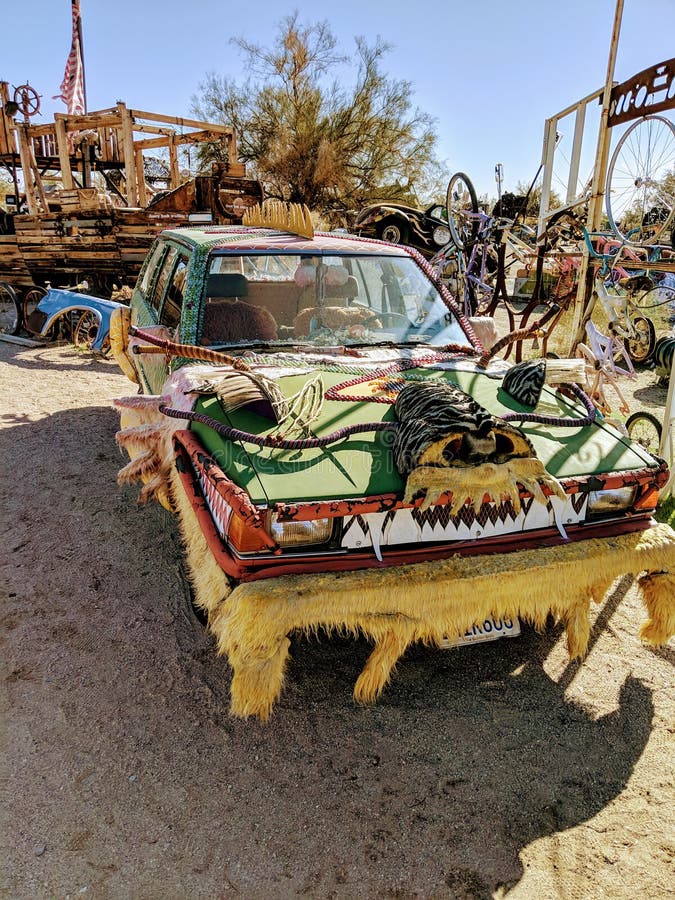 Desert Hot Sunny Art Paint Rust Wasteland Abstract Editorial Stock ...