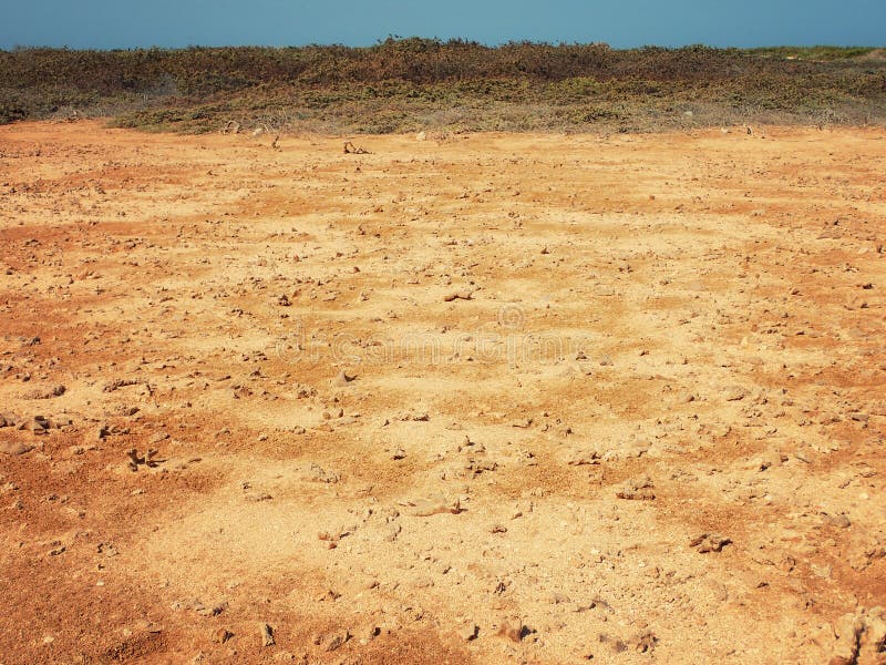 Desert Land with Sand and Stones Stock Photo - Image of sand, land ...