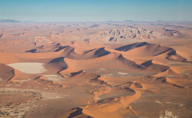 Desert Landscape (aerial View) Stock Image - Image of desert, aerial ...