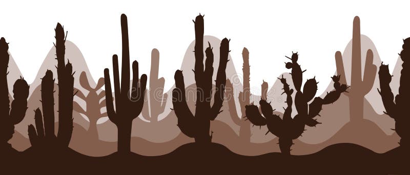 Arizona Desert Border Stock Illustrations – 139 Arizona Desert Border ...