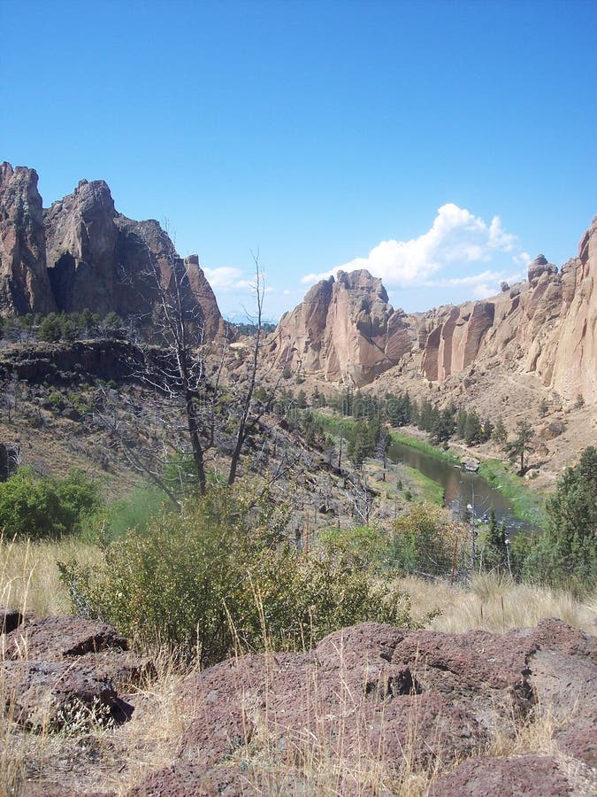 Desert landscape stock image. Image of oregon, sunny - 79955079
