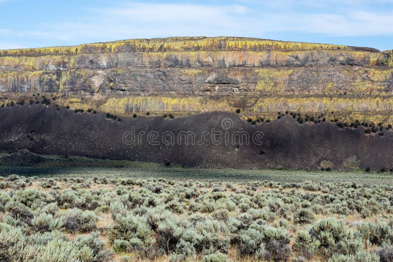Desert Landscape of Eastern Washington State, USA Stock Photo - Image ...