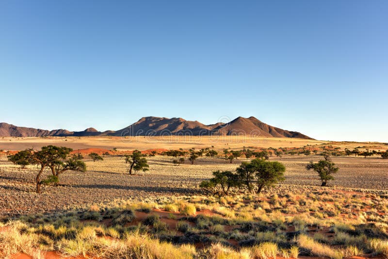 Desert Landscape - NamibRand, Namibia Stock Photo - Image of mountains ...