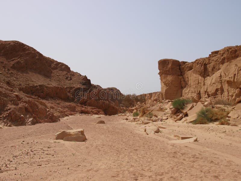 Desert Landscape of Sinai Peninsula Stock Image - Image of landscape ...