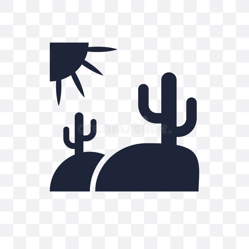 Desert Landscape Transparent Icon. Desert Landscape Symbol Design from ...