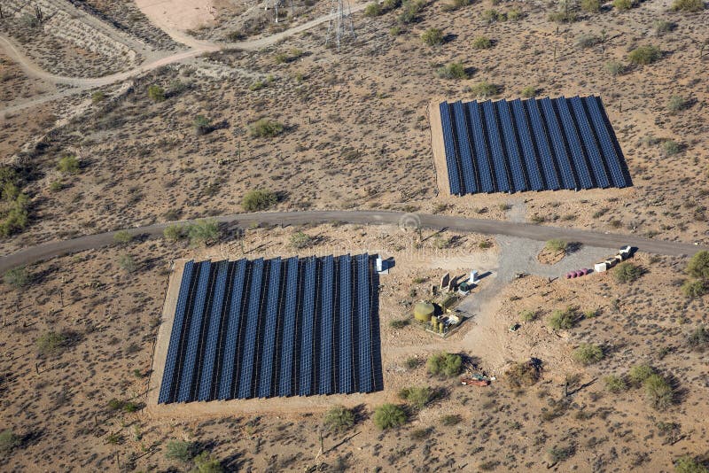 Desert Level Solar stock image. Image of floor, power - 27919375