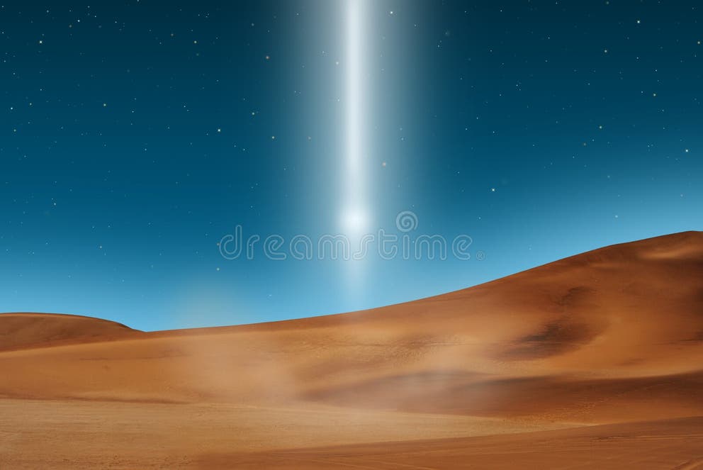 Desert lightbeam stock illustration. Illustration of heat - 17185409