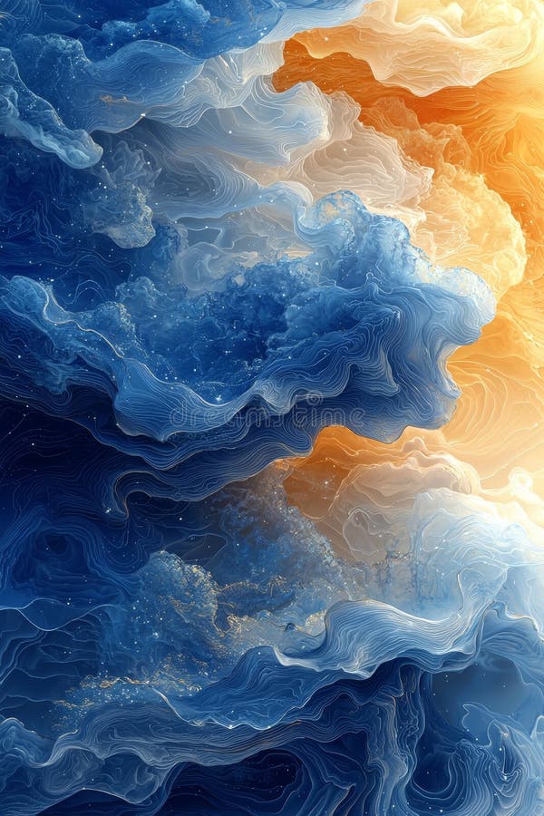 A Desert Map Created with Fluid Abstractions, Surreal 3D Vistas, and ...