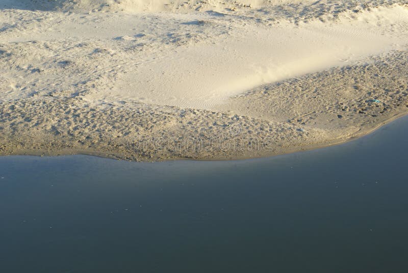 Desert meets the ocean stock photo. Image of water, head - 2739472