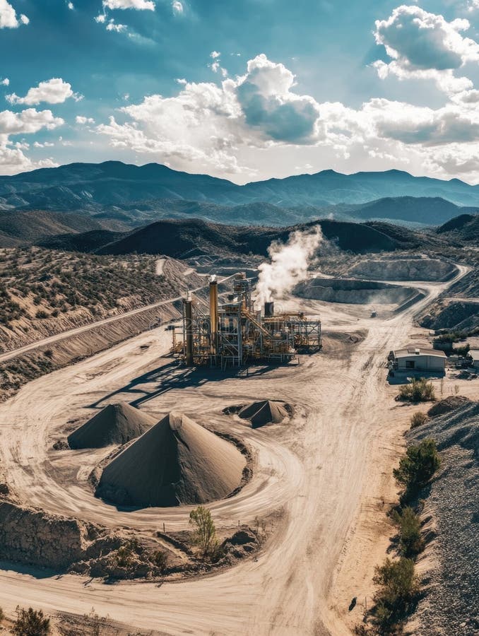 Desert Mine stock image. Image of excavation, industry - 379299033