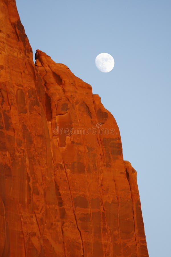 Desert Moonrise stock photo. Image of utah, moonrise - 14969688