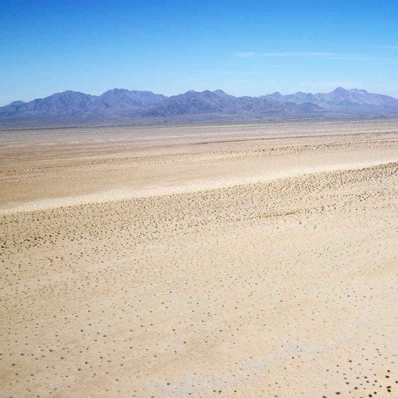 Desert and mountain range. stock image. Image of photograph - 3180999