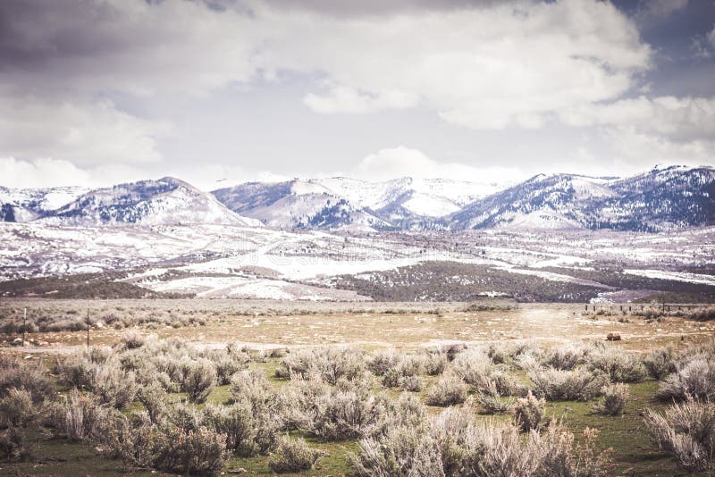 Desert mountain scene stock image. Image of natural - 151001107