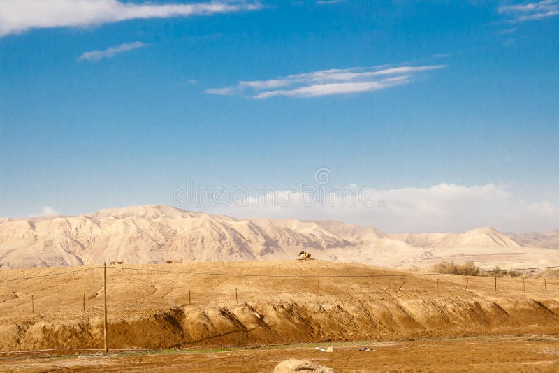 Desert and Mountain Scenery, Israel Stock Photo - Image of mountains ...