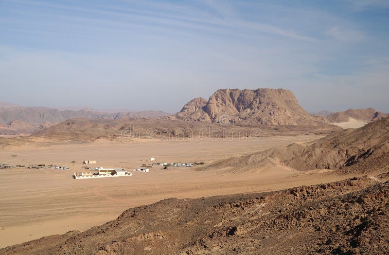 Desert and mountains. stock photo. Image of east, landscape - 24289824