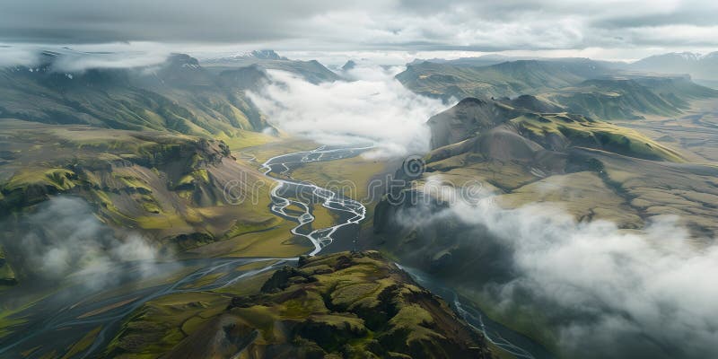 Desert mountains in mist stock photo. Image of egypt - 326897850