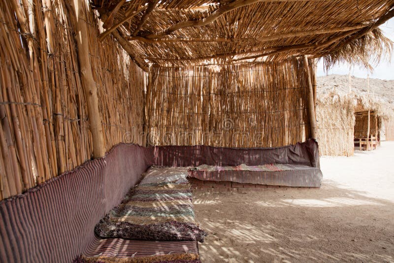 Desert Nature in Egypt Travel Shack Stock Image - Image of desert ...