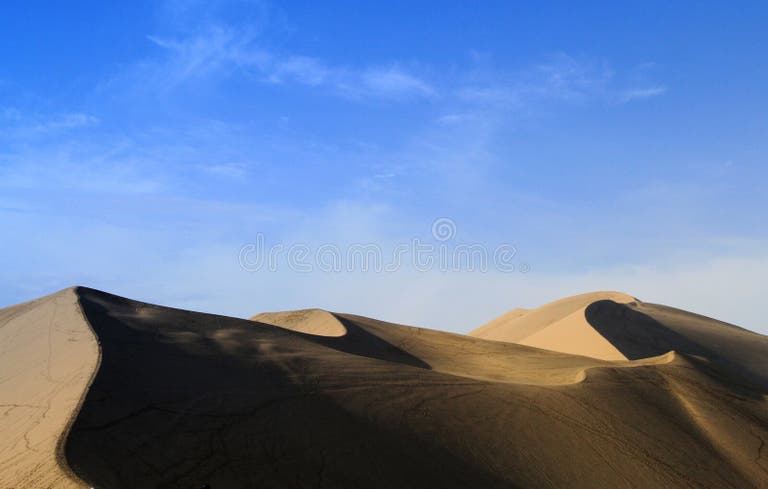Desert stock photo. Image of travel, curve, trip, china - 51532800
