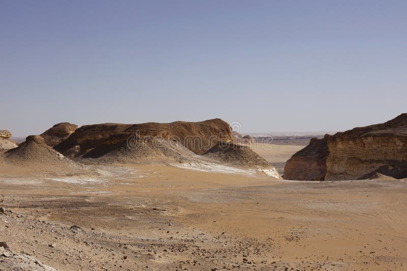 The Desert of Obstacles Environment in Egypt Stock Image - Image of ...