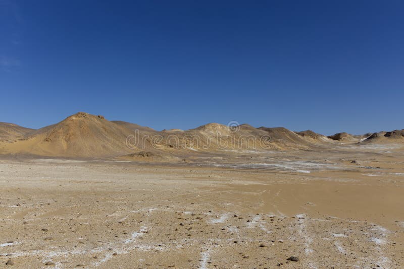 The Desert of Obstacles Environment in Egypt Stock Photo - Image of ...