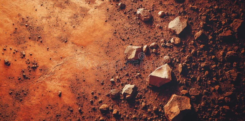 The Desert Paths. the Textured Essence of a Dry and Arid Landscape ...