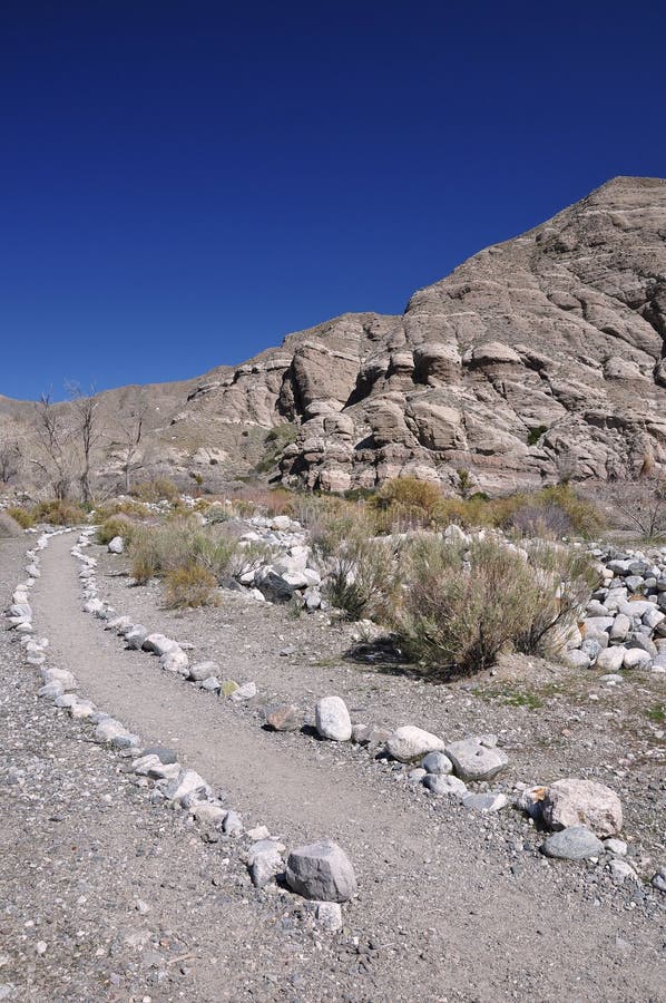 Desert Pathway stock image. Image of hills, country, california - 29543063