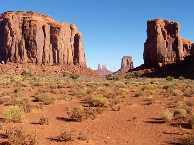 Desert Pathway stock photo. Image of path, deposits, foliage - 6713452