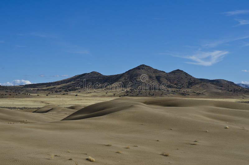 The Desert Peak in the Great Basin Stock Photo - Image of dune, great ...