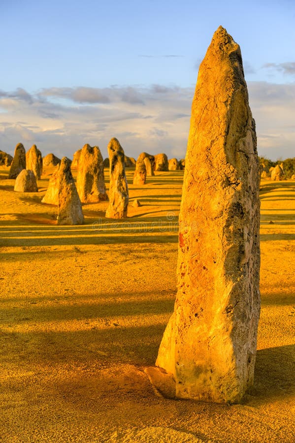 Desert Pinnacle stock image. Image of ancient, sunset - 28680623