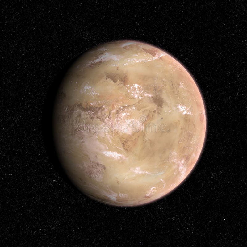 Desert planet. stock illustration. Illustration of shadow - 1515330