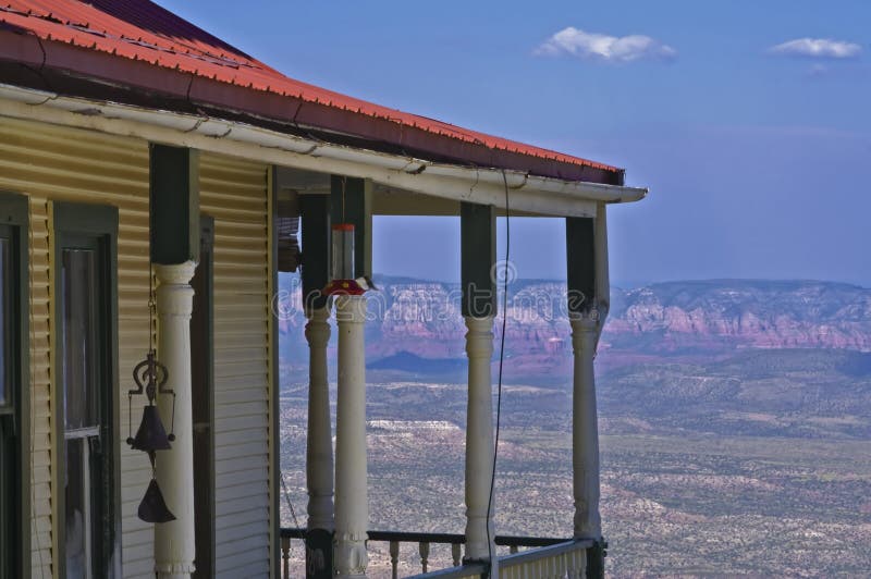 Desert Porch stock photo. Image of buildings, arizona - 8063598